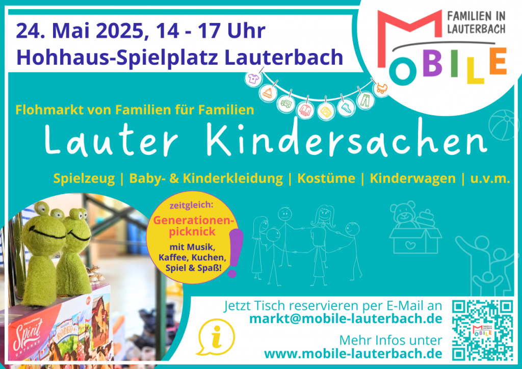 Familien-Flohmarkt und Generationen-Picknick – MOBILE Familien in ...